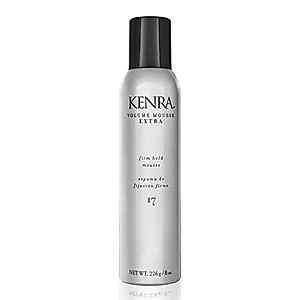 Kenra Volume Mousse Extra 17 | Firm Hold Mousse | Alcohol Free | Non-drying, Non-flaking Lightweight Formula | Tames Frizz & Conditions |Thermal Protection up to 450F| All Hair Types | 8 oz
