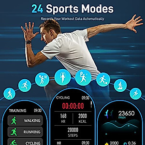 Smart Watches for Men and Women with Heart Rate Blood Pressure Sleep Monitor Activity Tracker Watch Compatible with iPhone Samsung Android Phone