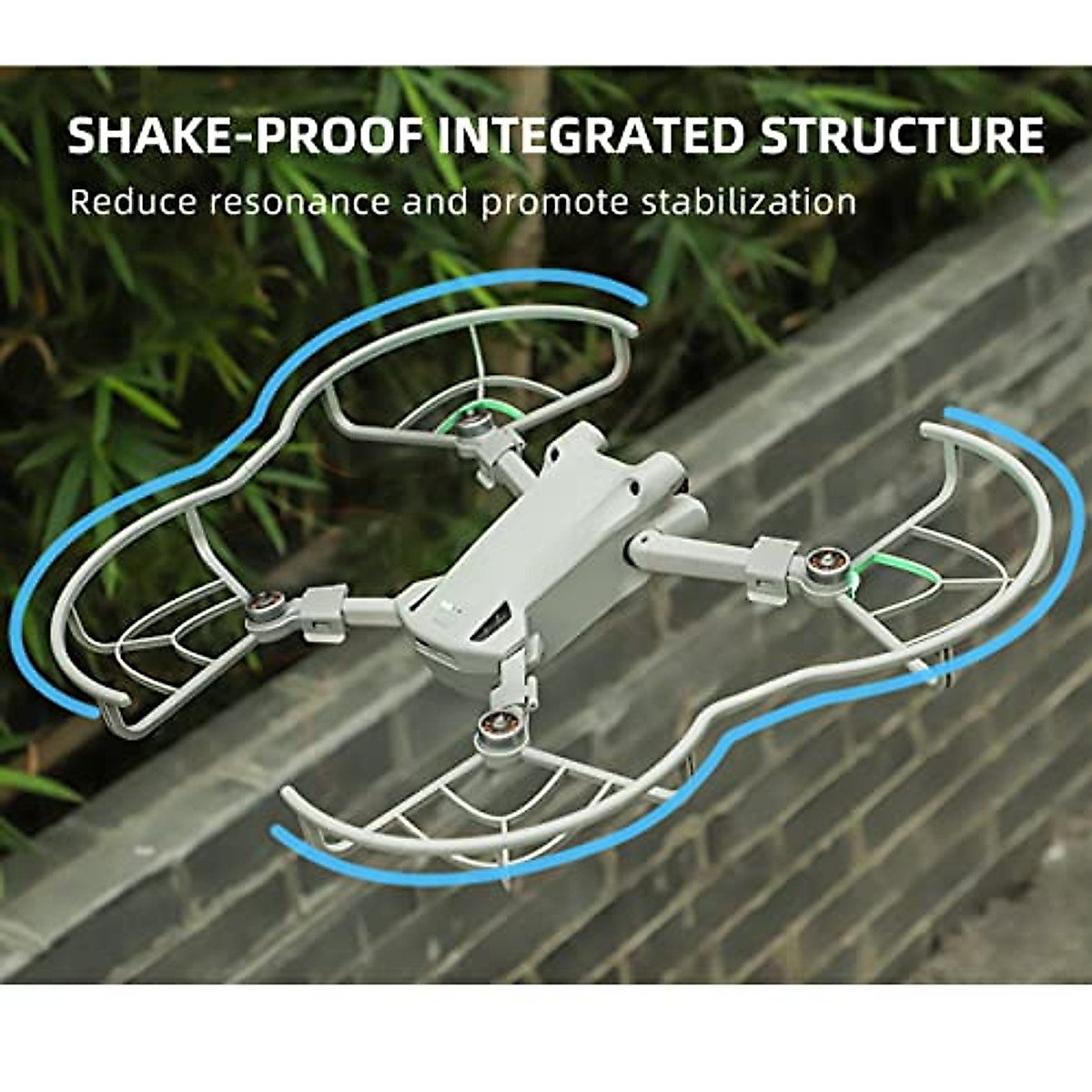 Anbee Mini 3 Pro Drone 5-in-1 Accessory Bundle Propeller Guards + Landing Gear + Props Holder + 8pcs Propellers + Camera Cover for DJI Mini 3 Pro RC Drone