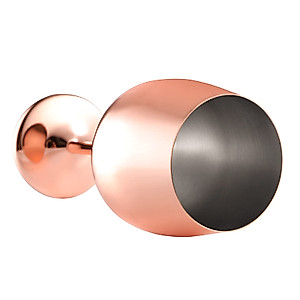 DEAYOU 2 Pack Stainless Steel Wine Glass, 17 Oz Rose Gold Steel Wine Goblet for Champagne, Indoor Outdoor, Party