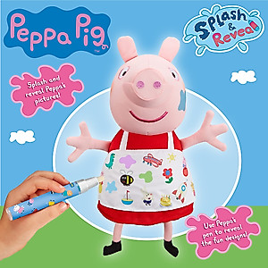 Peppa Pig Splash & Reveal Peppa, Preschool Soft Toy, Creative Play, Gift for 2-5 Year Old