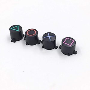 Replacement Full Button L1 R1 L2 R2 Trigger Buttons ABXY Button Controller Repair for Sony Playstation 4 PS4 1000 1100 Controller