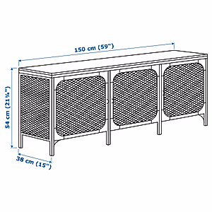 IKEA Fjällbo TV Unit, Black