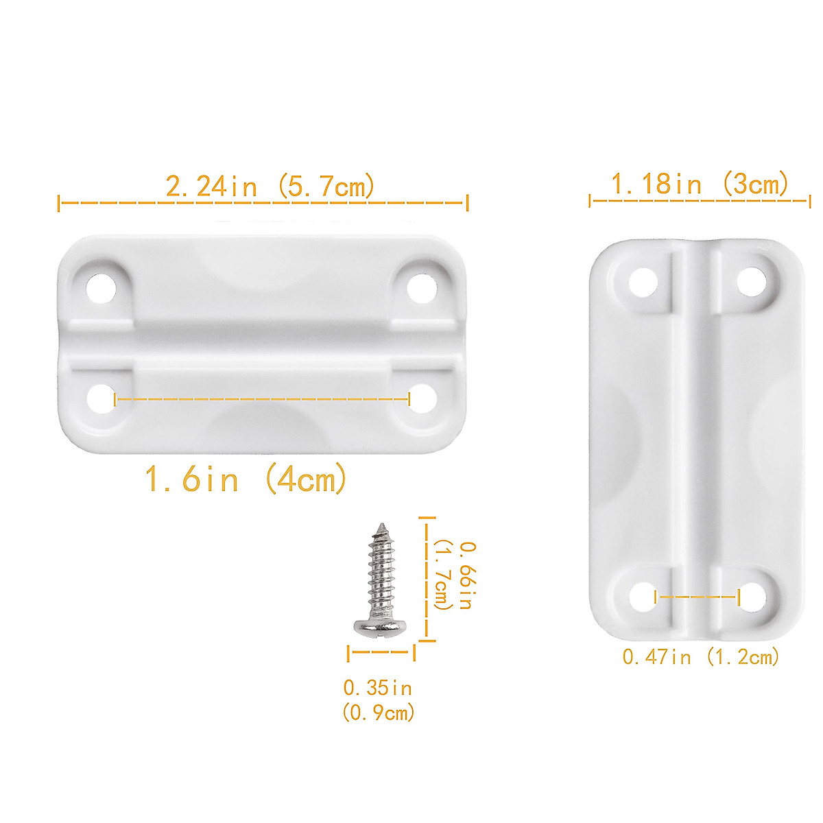 Cooler Replacement Plastic Hinge for Igloo Coolers,Ice Chest Hinges,Igloo Cooler Replacement Parts,Set of 3