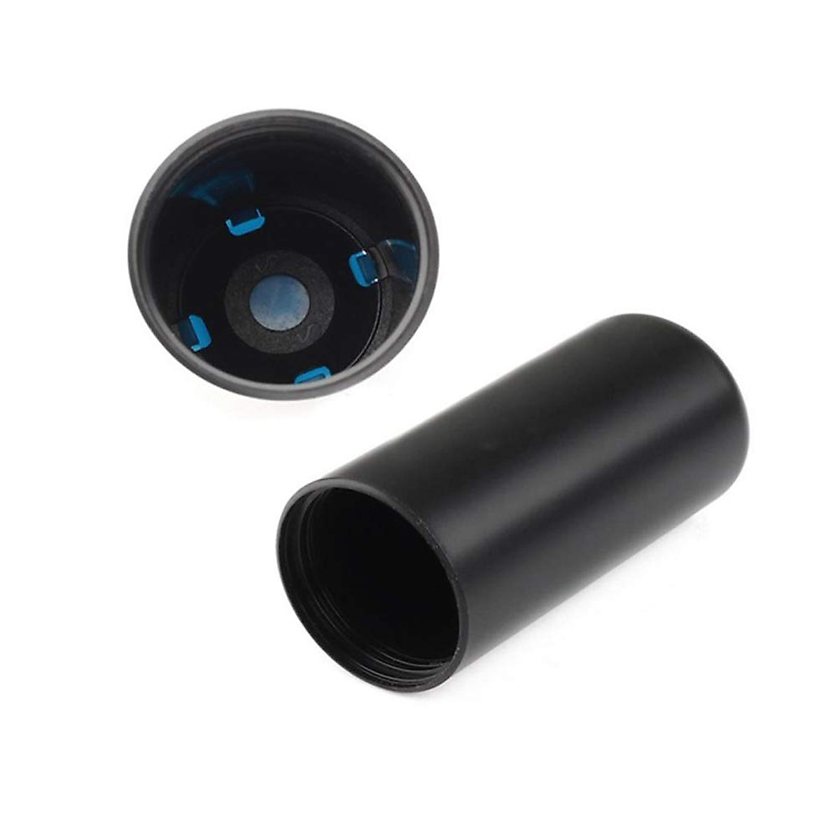 4pcs Microphones Battery Cover Mic Battery Screw on Cover Cover mic cover, sleeve,mic stand cup holder for /4SLX24/ /PG58/ (Blue)