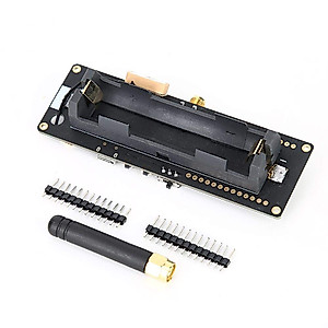 ASHATA WiFi GPS Module Board with Battery Base, GPS Module NEO-6M WiFi Module with Digital RSSI Function, RF Wake-Up Function, for T-Beam ESP32 433Mhz Wireless REV1