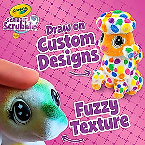 Crayola Scribble Scrubbie Pets Mega Pack (12 Pets), Reusable Pet Care Toy, Dog & Cat Toys for Kids, Holiday Gift for Girls & Boys, 3+