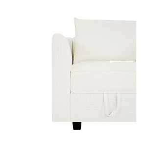 Naomi Home Elizabeth Oversized Sectional Sofa with Chaise Modern Sleeper Modular Sofa Couch U Shaped Sofa Sectional for Living Room - L Shaped Couch, Modular Sofa - White