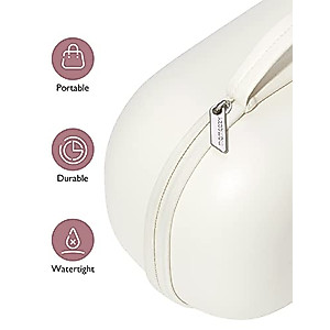Momcozy Breast Pump Bag for Hands-Free Wearable Breast Pumps, Hard Shell Case with Removable Tray, Watertight Breast Pump Storage Bag for Pumping Bag, Diaper Bag, or Handbag（Holds 2 Pumps）