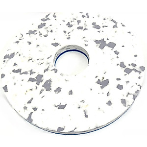 Pro-Graad 13” 330mm Grey/White Melamine Eraser Floor Pad, 68482, 5 Pack