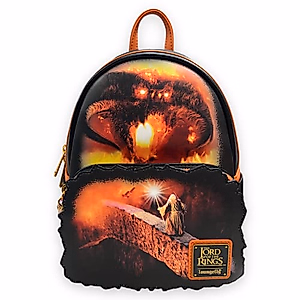 Loungefly GT Exclusive The Lord of the Rings Gandalf vs. Balrog Glow in the Dark Mini Backpack