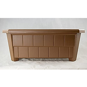 Japanese Plastic Bonsai Training Pot, Cactus & Succulent Planter - 13.75"x 7.5"x 5.5"