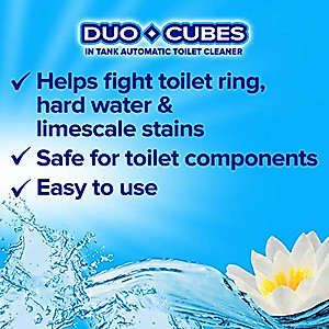 Soft Scrub In-Tank Toilet Cleaner Duo-Cubes, Sapphire Waters, 4 Count