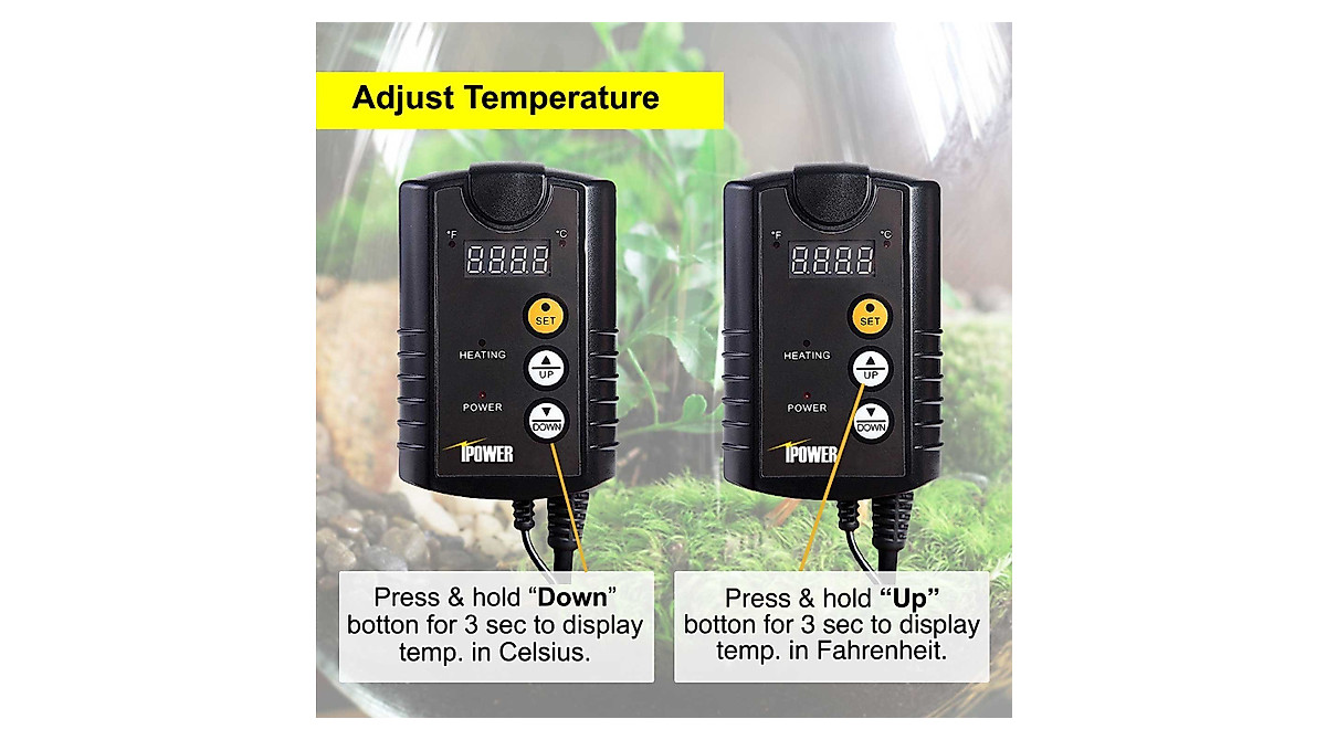 iPower Digital Heat Mat Thermostat Controller for Accurate Temperature ...