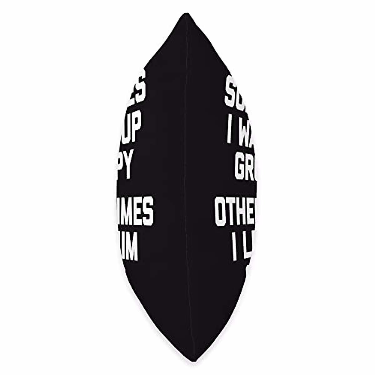 Funny Grumpy Shirt & Funny Grumpy T-Shirts Sometimes I Wake Up Grumpy, Other Times I Let Him Sleep Throw Pillow, 18x18, Multicolor