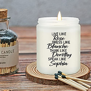 Maybeone Golden Girls Gifts for Women - Lavender Scented Candle Gifts for Women - The Golden Girls Merchandise Gifts - Birthday Gifts for Best Friend, BFF, Sisters