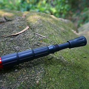 Rubber Tips Cover（8 Pack ） Replacement for Walking Sticks Hiking Trekking Poles Collapsible (Black)