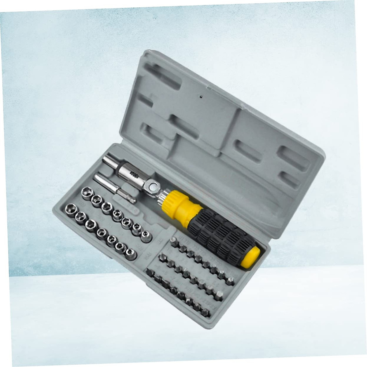 OSALADI 41pcs Mini Wrench Multi Screwdriver Mini Ratchet Screwdriver Mini Screwdriver Mini Socket Wrench Screwdriver Rod Sleeve Set Multifunction Plate Blush Set Screwdriver