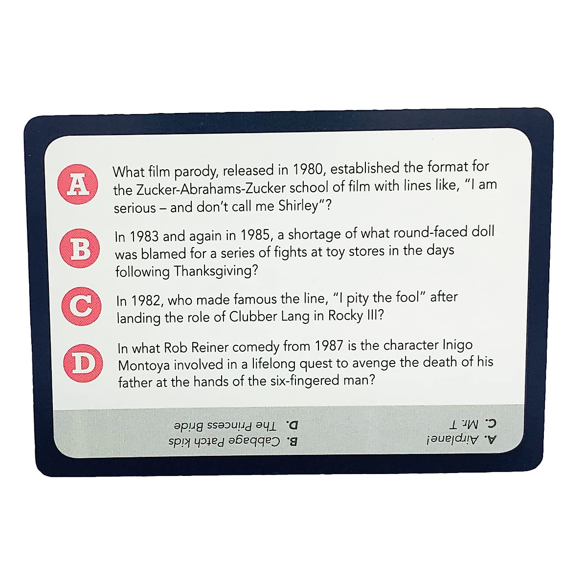 You Gotta Know 1980s - Trivia Game