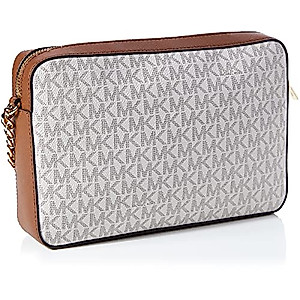 Michael Kors Women's Jet Set Item Lg Crossbody, Vanilla 2019, One Size