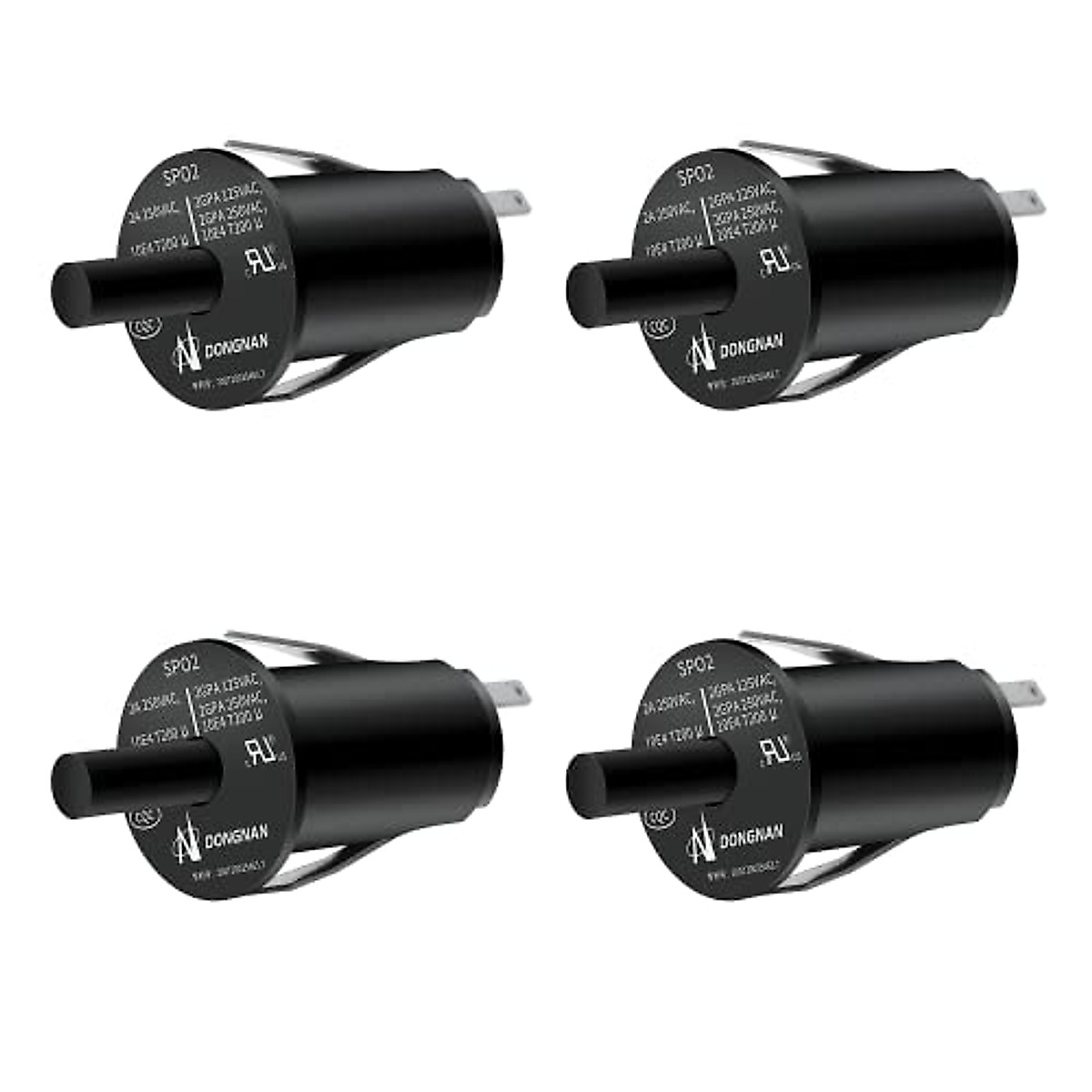 4-Pack Hopper Lid/Door Switch Replacement for Char-Griller Grill Compatible with Char-Griller Gravity Fed 980 Charcoal Grill