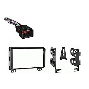 Compatible with Ford Expedition 2003 Double DIN Stereo Harness Radio Dash Kit Early Production