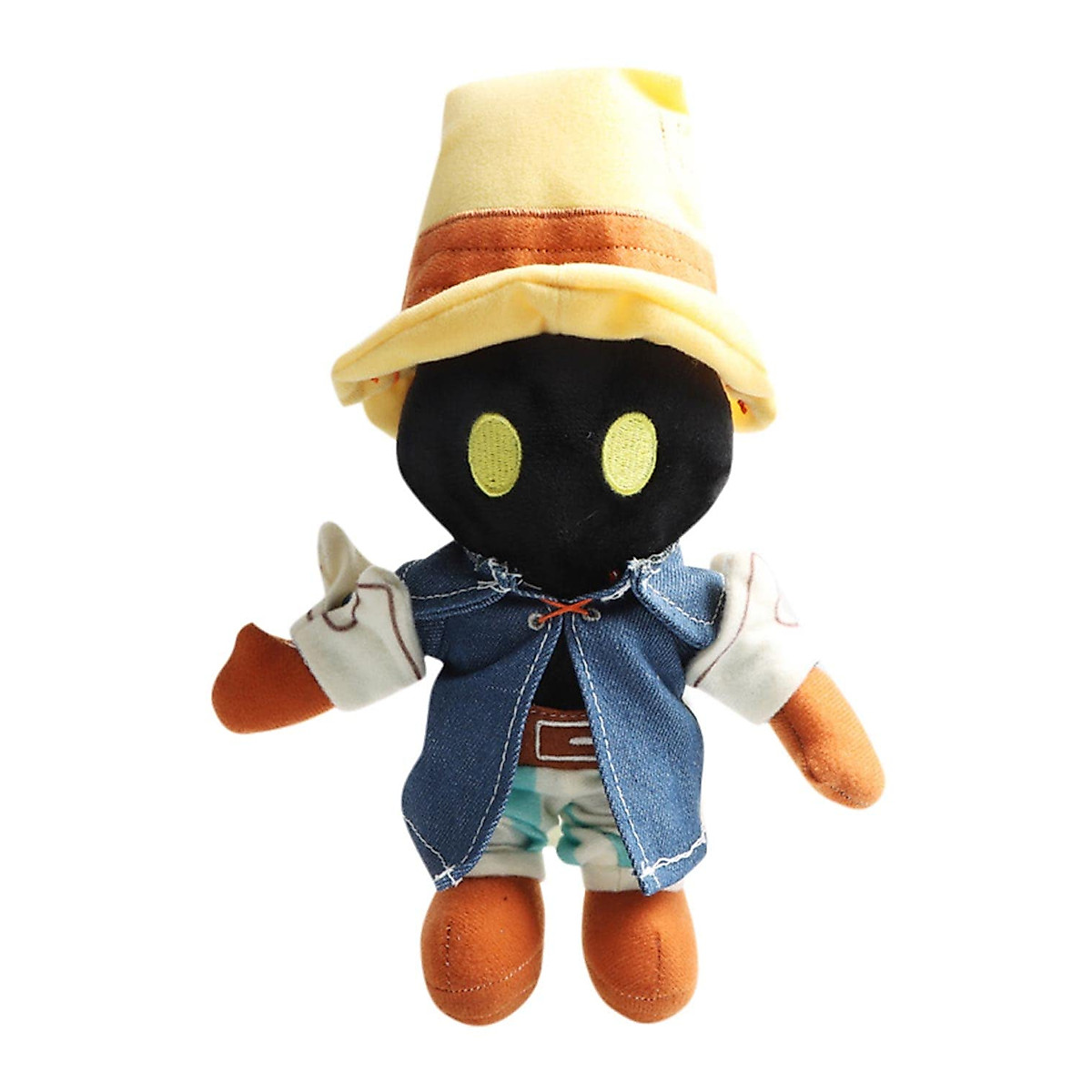 Kejodiy The Black Mage Plush Doll Figure Toy Stuffed Plushie Home Decoration Gift for Game Fans 10.5 in