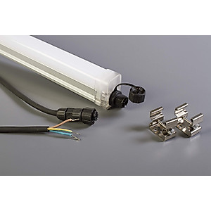 4FT LED Shop Light Outdoor Canopy Light Tube Waterproof 30w TRIPROOF for Walk in Cooler Indoor Outdoor Parking LOT Car WASH Clean Room