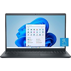 Dell 2023 Inspiron 15 I3535 15.6" FHD Touchscreen Premium Business Laptop, AMD 6-Core Ryzen 5 7530U Upto 4.5GHz, 8GB RAM, 1TB PCIe SSD, AMD Radeon Graphics, Windows 11 Pro, Black