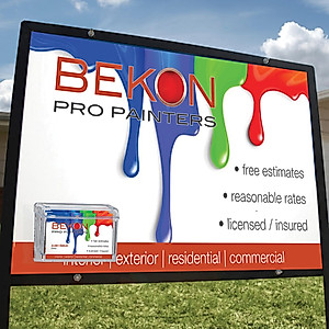 Marketing Holders Grab a Card Business Box with Hinged Lid Sales Reps Realtors Mount Sign Store Front Wall Outdoor Vehicle Trucks SUVs Car Mobile Plumbers Contractors, clear, "4 1/4""w x 2 3/4""h x 1 1/2""d" (DEF70901)