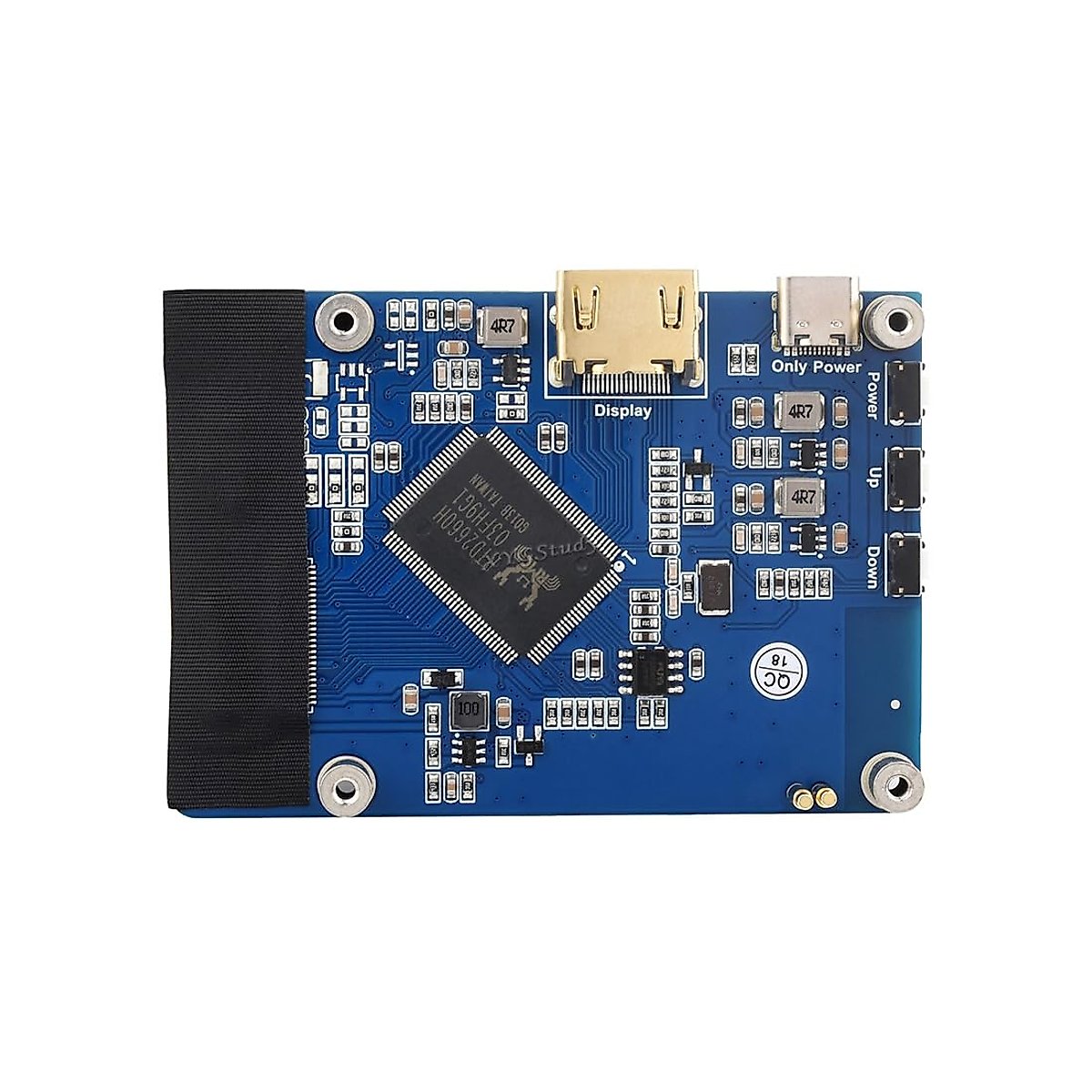 XYGStudy 3.2inch HDMI IPS LCD Display (H) Resolution 480×800 Adjustable Brightness Backlight No Touch Panel Supports Raspberry Pi Jetson Nano Windows 11/10 / 8.1/8 / 7 PC