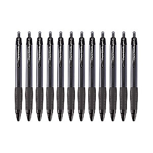 Paper Mate Gel Pens, Bold (1.0mm), Black, 12 Count