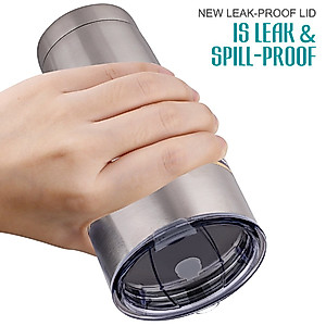 30 oz Tumbler Lids, Fits for 30Oz YETI Rambler, Ozark Trail, Old Style Rtic and More, SENHAI 3 Pack Spill-proof Splash Resistant Lids Covers for 30 Ounce Tumblers Cups