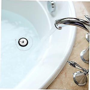 PAMINGONO 2pcs Pool Stopper Kitchen Sink Stopper Sink Drain Stopper Kitchen Drains Stopper Sink Sealing Tub Plug Bathtub Drain Stoppers Bathroom Sink Strainer Tub Stopper Black Rubber