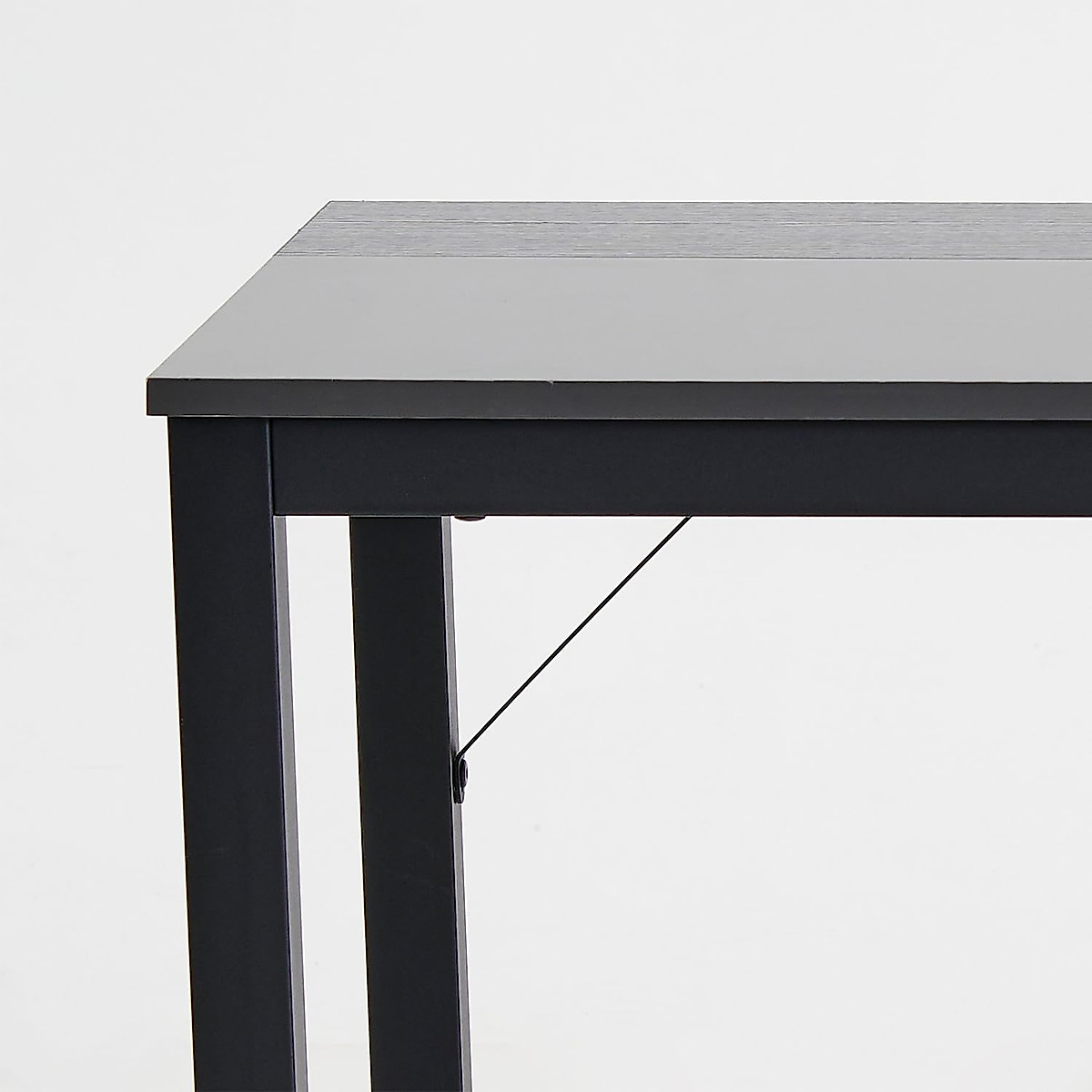 ENGERIO 55 Inch Large Computer Desk, Modern Gaming Desk Home Office Desk, Ergonomic Sturdy Corner Desk Study Writing Desk Workstation for Home 0ffice, Living Room, Study Room, Bedroom, Studio