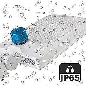 LEDMyplace 150W LED Pole Light with Photocell 5700K Universal Mount White AC120-277V Commercial Parking Lot Lights