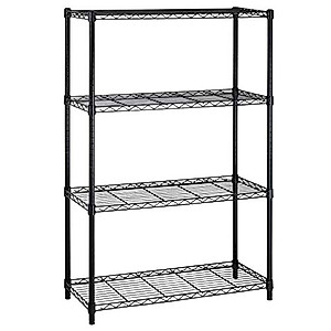 BestOffice 36"x14"x54" 4 Tier Layer Shelf Adjustable Steel Commercial Wire Metal Shelving Rack
