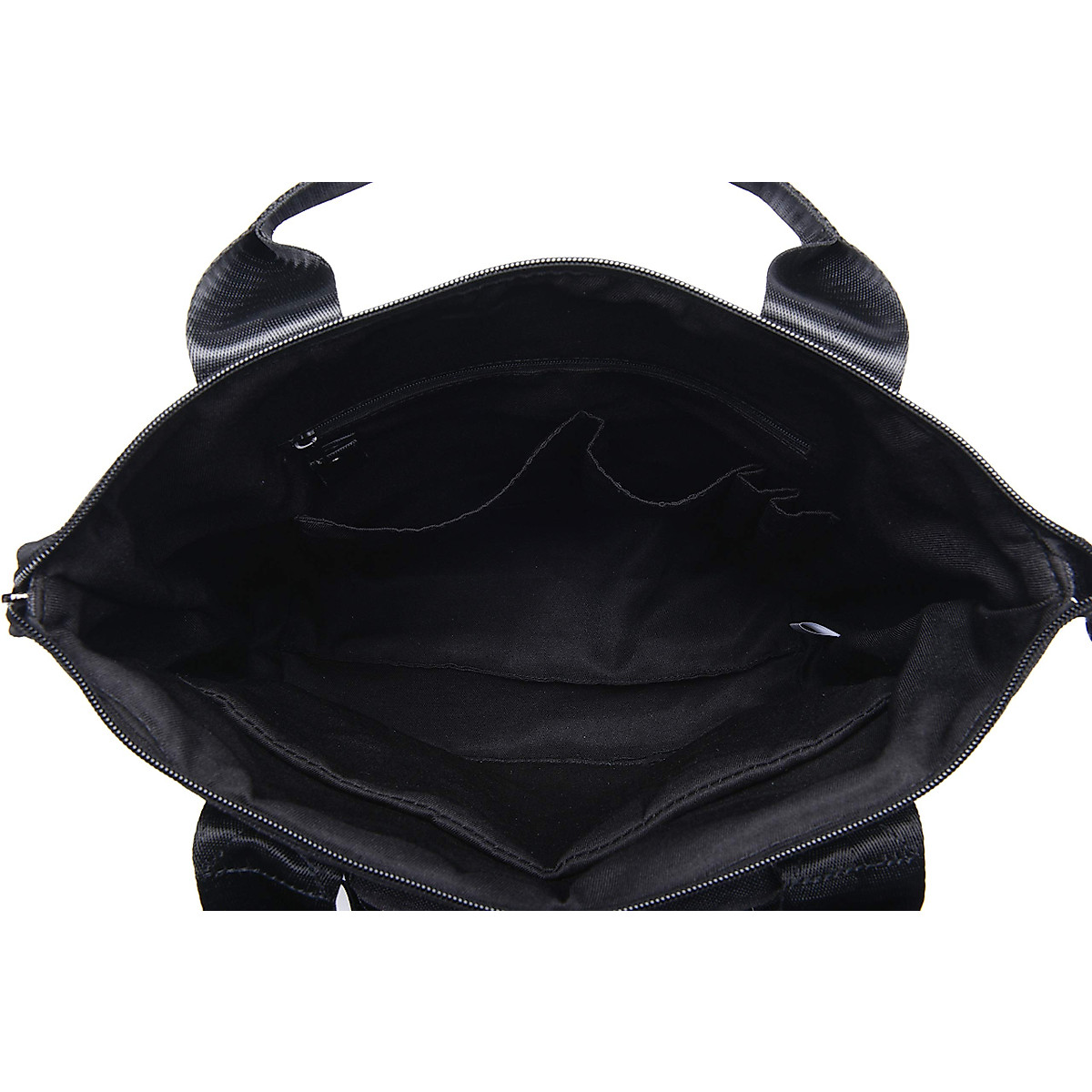 Kah&Kee Convertible Laptop Backpack and Tote Bag Handbag Concealed Strap Computer Compartment Travel School for Women Man (Black)