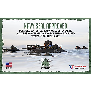 Riptide Armory Advanced Complete Gun Cleaning Kit - Cleans, Lubes, Protects Targeted Long-Lasting Formula - Nano Coat Technology - Veteran Owned & Formulated by Former US Navy Seal (Multi Gun Kit)