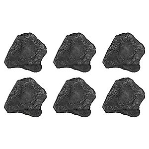 6PK Raw Anthracite Coal, Metamorphic Rock Specimens - Approx. 1" - Geologist Selected & Hand Processed - Great for Science Classrooms - Class Pack - Eisco Labs