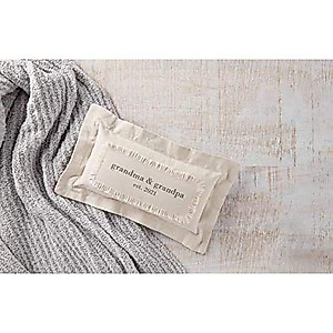 Mud Pie 2021 Grandparents EST Pillow, 1 Count (Pack of 1)