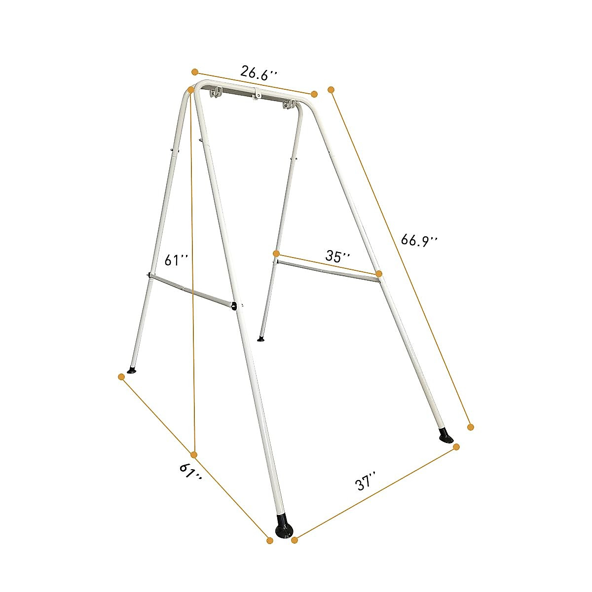 2 in 1 Baby Jumper and Toddler Swing with Stand Indoor and Outdoor, Baby Swings Baby Jumpers and Bouncers for Infants to Toddler, with Foldable Metal Stand