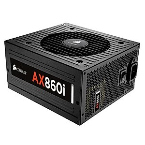 CORSAIR AXi Series, AX860i, 860 Watt, 80+ Platinum Certified, Fully Modular - Digital Power Supply
