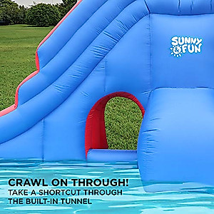 SUNNY & FUN Slide ‘N Spray Inflatable Water Slide Park