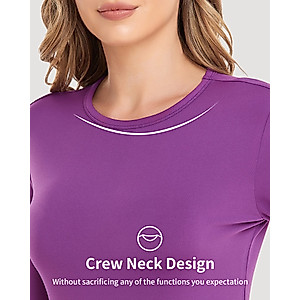 WEERTI Thermal Underwear for Women Long Johns with Fleece Lined, Base Layer Women Cold Weather Top Bottom Purple