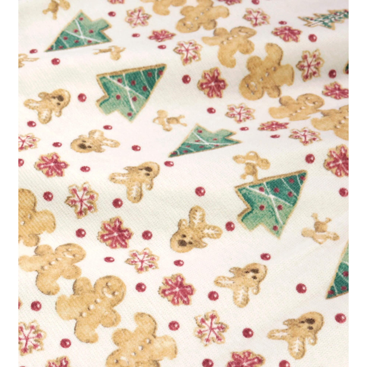 Burt's Bees Baby Baby 1-Piece Family Jammies Matching Holiday Organic Cotton Pajamas, Gingerbread Fair Isle, 18 Months