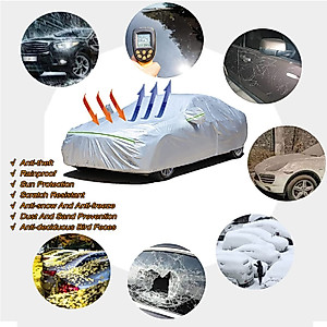 Custom-Fit All Weather Waterproof Automobiles Cover Compatible with Supra GR A90 A91 MK5 2019-2024 Indoor Outdoor Snow Rain Dust Hail Protection Full Auto Vehicle Can Long-Term Use Exterior Car Cover
