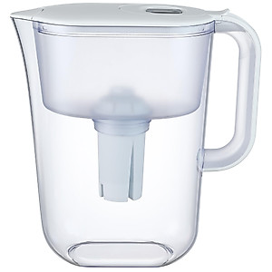 7-Cup Water Filter Pitcher with 3 Water Filters & Electronic Filter Change Reminder - Compatible Brita Water Pitcher Brita Filter Replacement - Compatible Brita Filter Pitcher