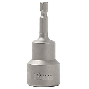 14pcs 6-19mm Quick-Change Magnetic Nut Driver Drill Bit Sets 1/4 inch Hex Shank Metric Socket Wrench Screw Power Tool