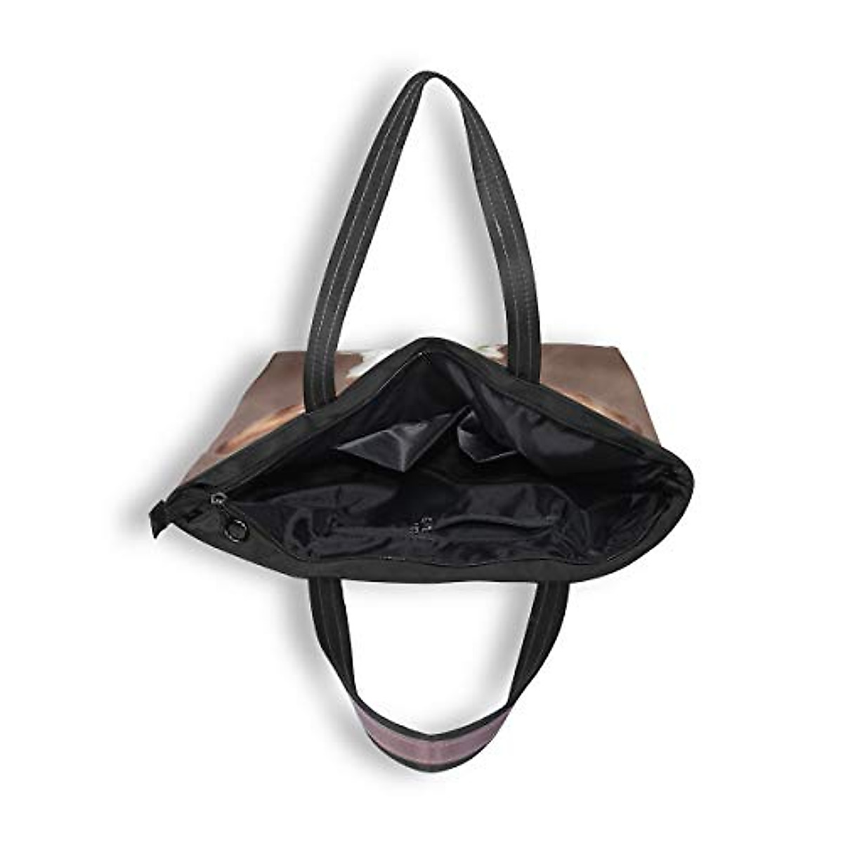 My Daily Women Tote Shoulder Bag Basset Hound Dog Flying Ears Handbag Large